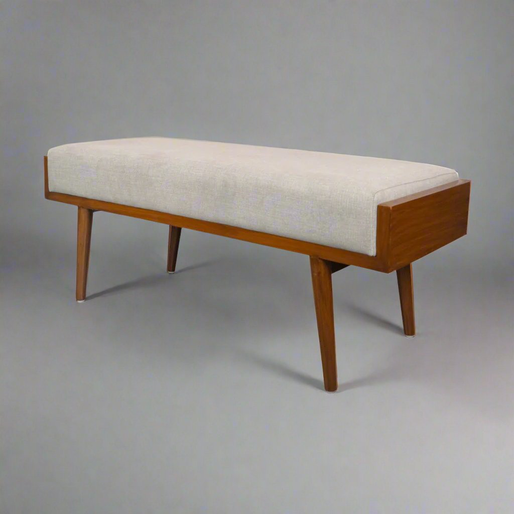 Bali Wood Bench | Handcrafted Teak Seating with Natural Finish ...